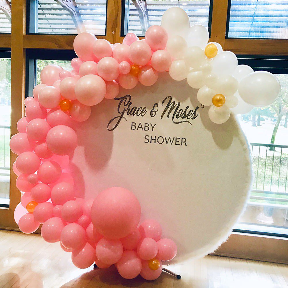 Balloon Arch Poles - 21.5ft Long - Silver Rainbow