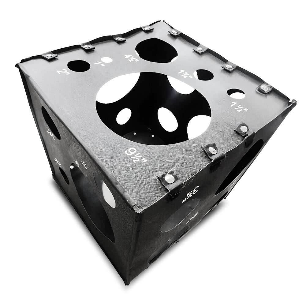 Balloon Inflator With UprightTilt Valve - Gauge - Silver Rainbow